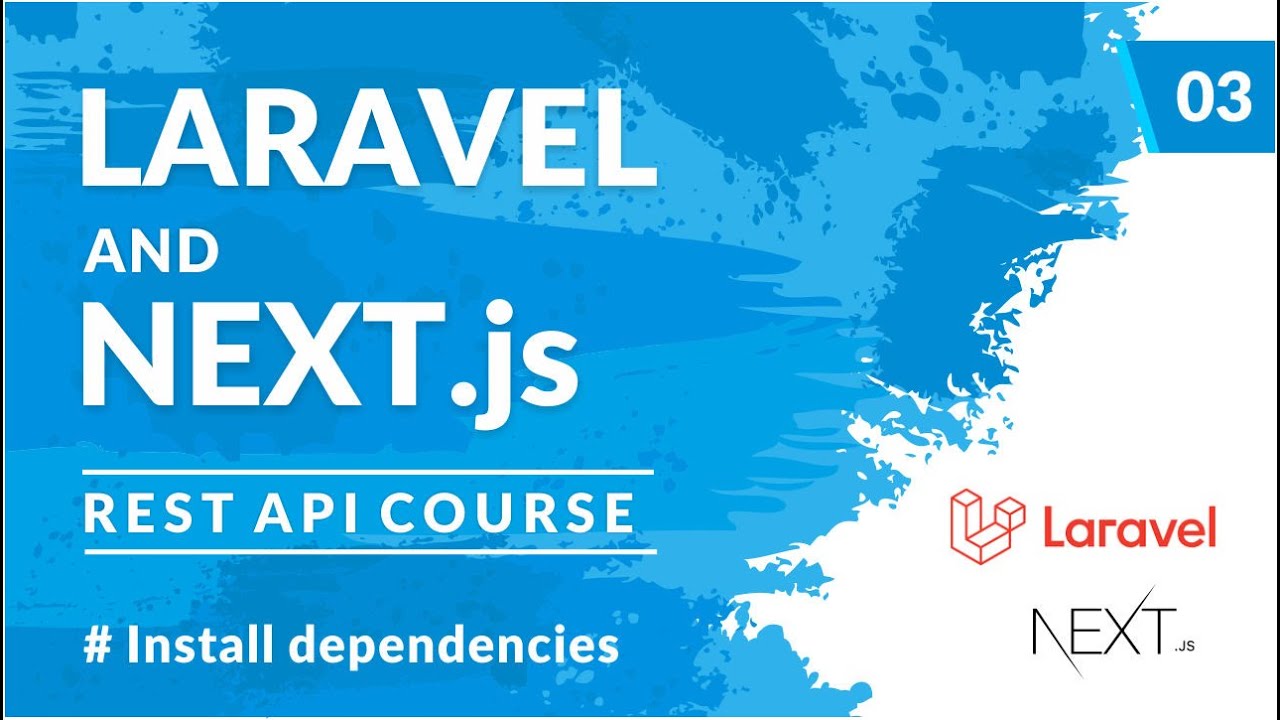 Install Dependencies Laravel Rest Api And Nextjs 3 Youtube 0328