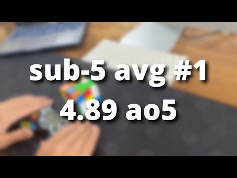 Sub-5 average #1 (4.89 ao5) - Matty Hiroto Inaba from Hawaii - YouTube