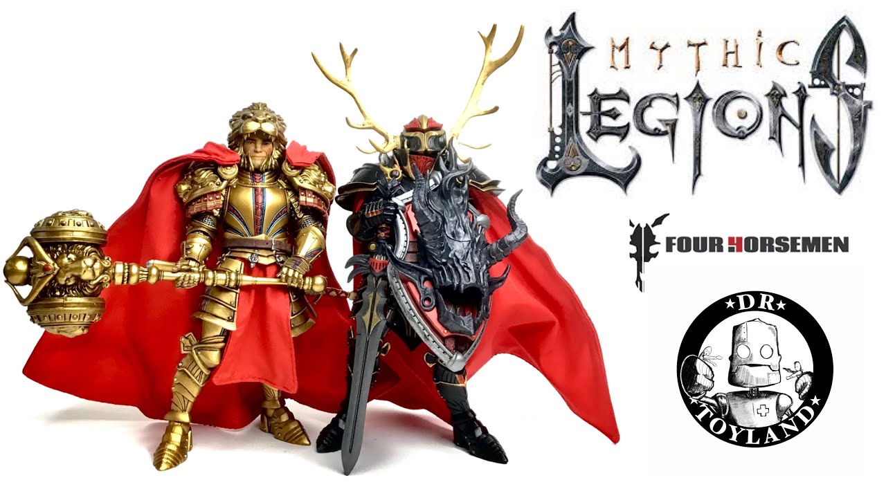 Mythic Legions War of the Aetherblade 2-pack Attila Leossyr II & Gorgo ...