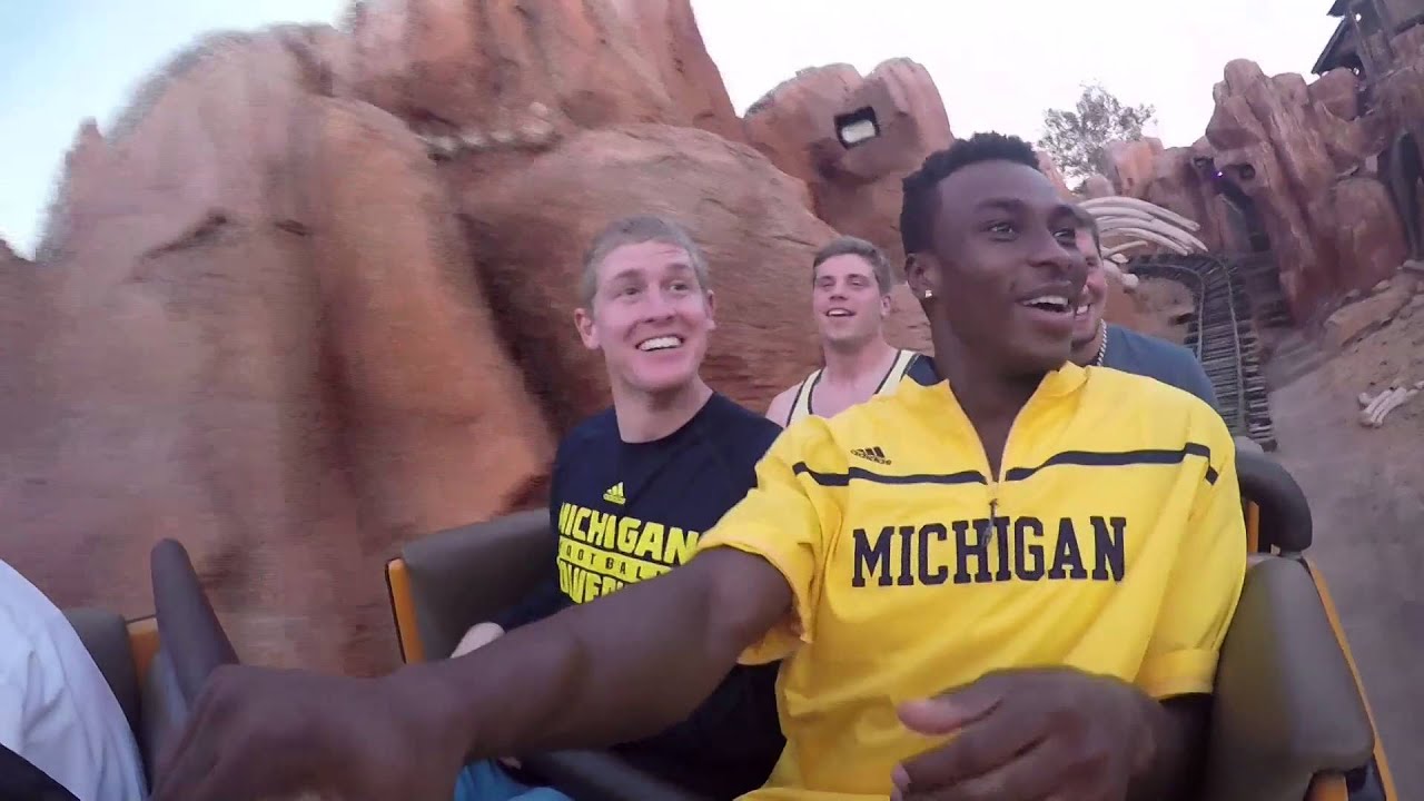 Michigan Football Visit Walt Disney World | Citrus Bowl 2015 - YouTube