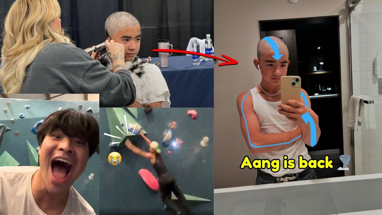 Dallas's laugh when Gordon fell😭 He got his head shaved at the ...