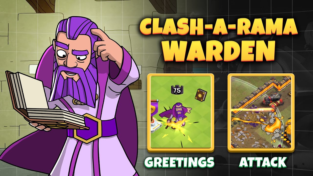 Clash A Rama Warden Skin Animation in Clash of Clans | Clash A Rama ...