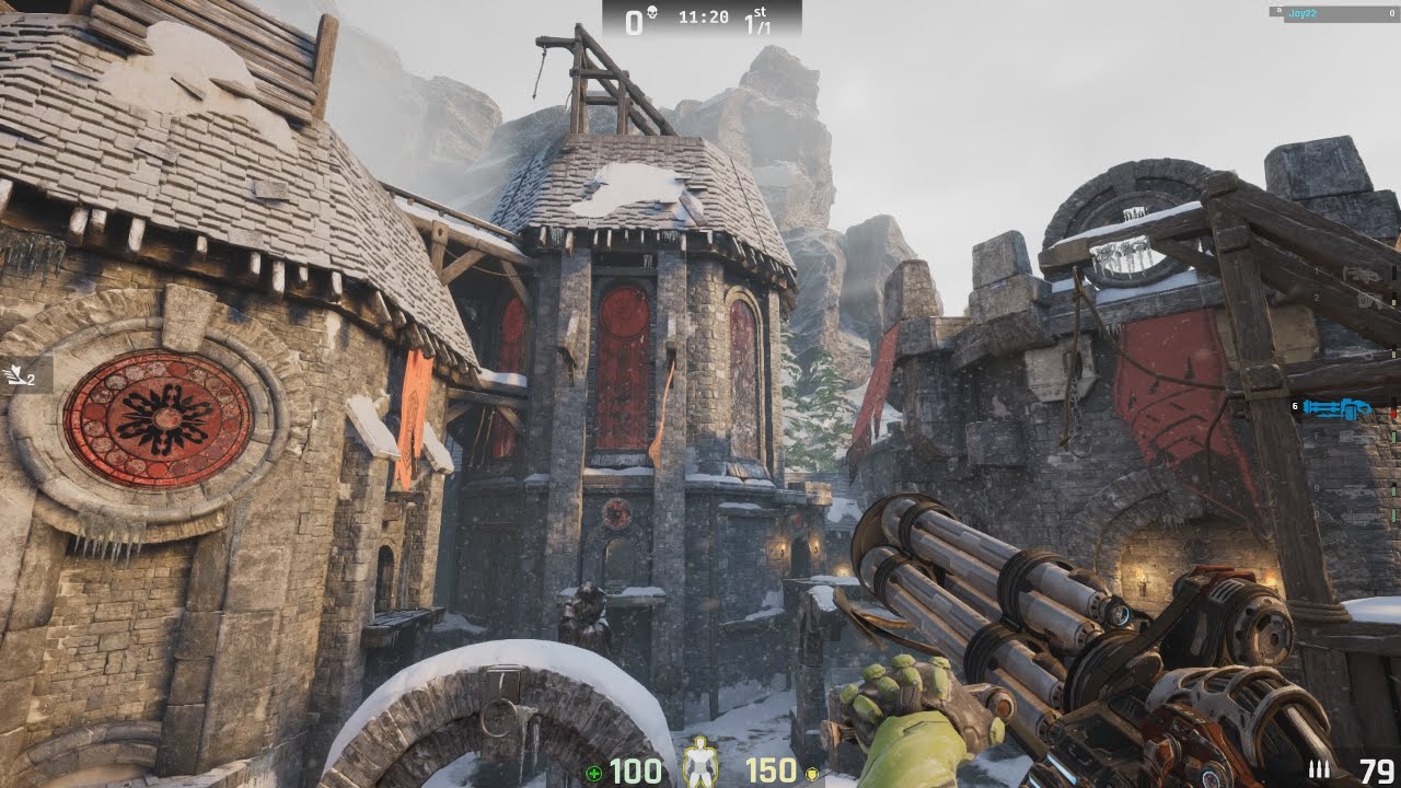 UT4 Pre-Alpha: A look at DM-Chill Meshed [1080p] (11/10/2016 Build ...