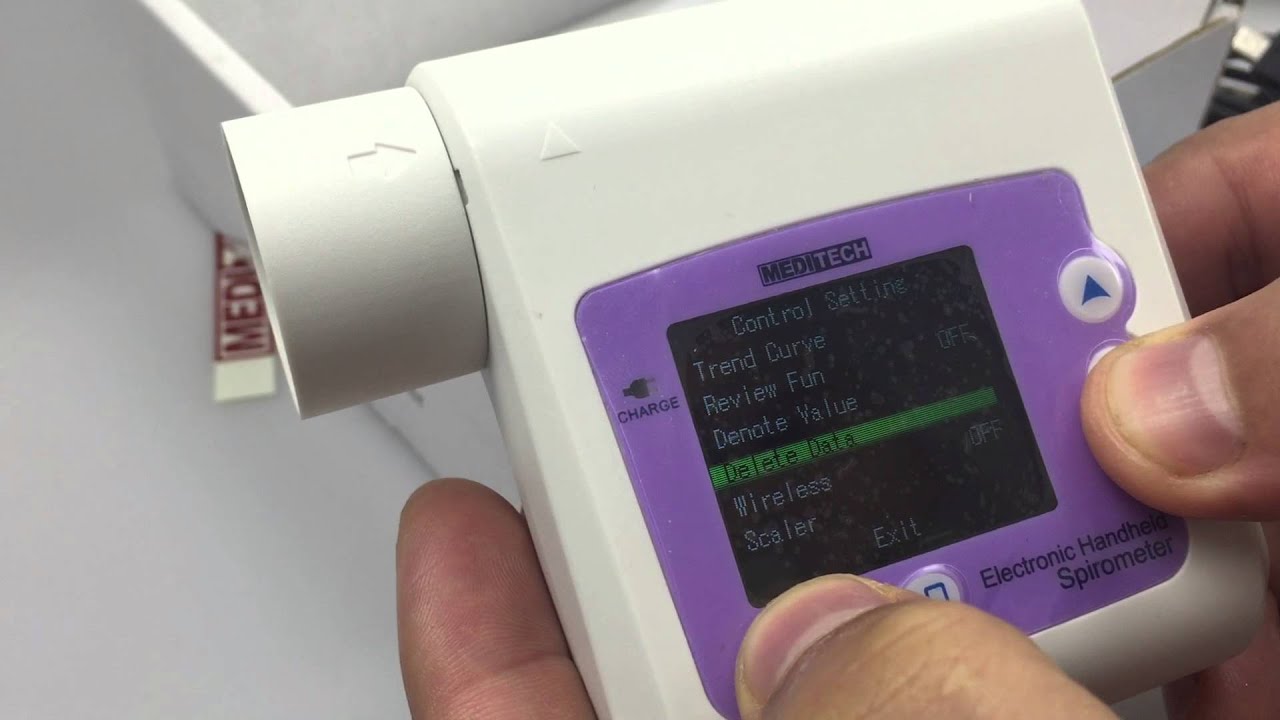 SpirOx ,Meditech Spirometer with PC software - YouTube