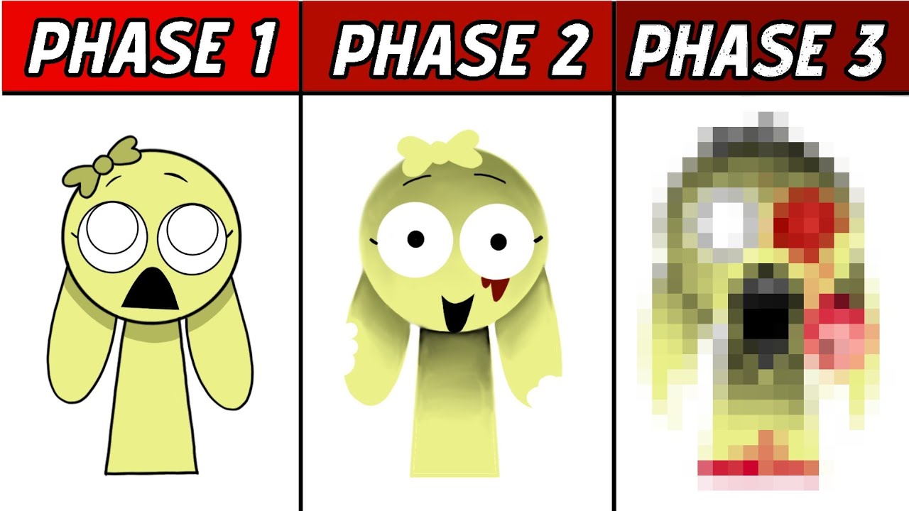 Drawing Sprunki Mustard! from Phase 1 to Phase 3 - YouTube