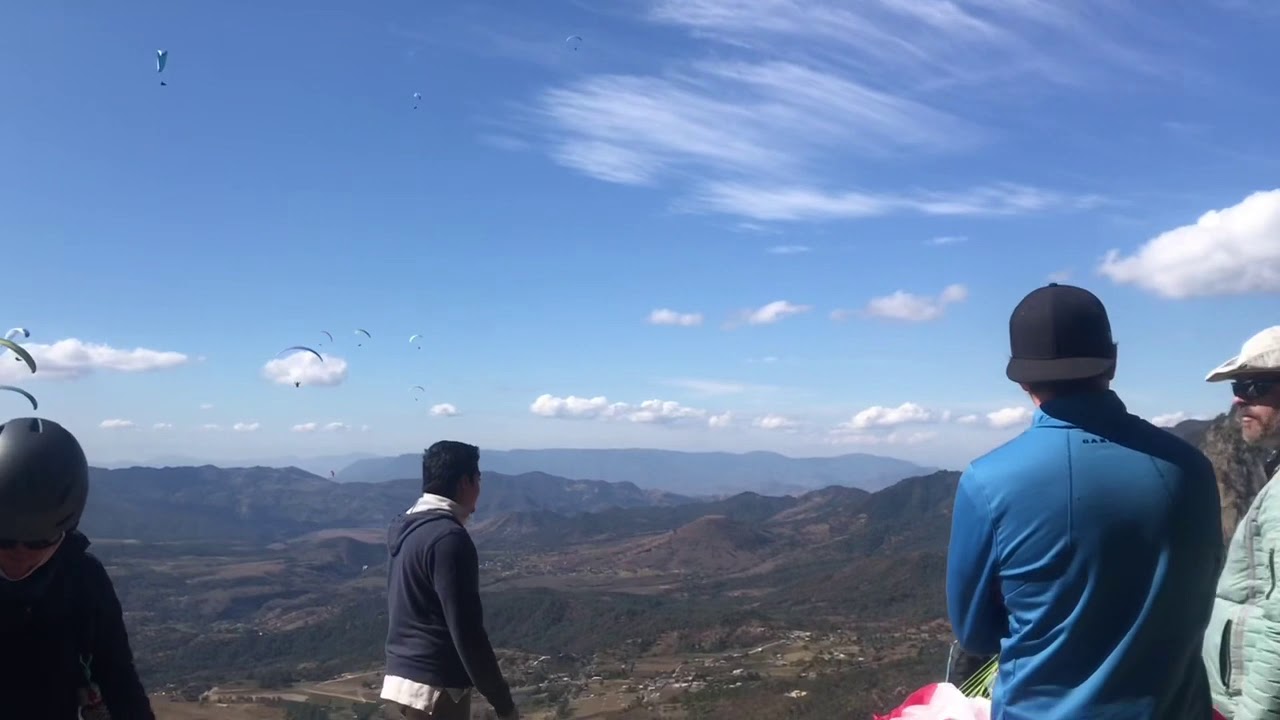 Paraglide thermal fly - YouTube