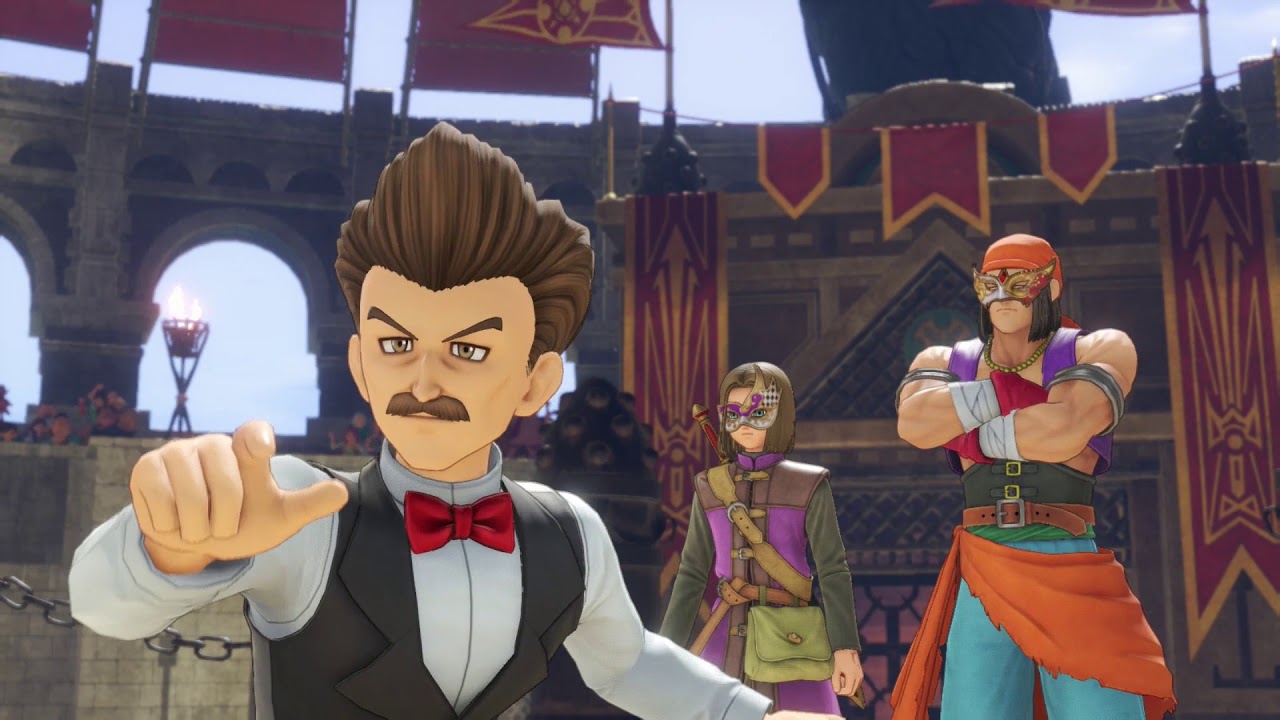 Dragon Quest XI [PS4] Playthrough #046, Octagonia: MMA Finals; Caverns ...