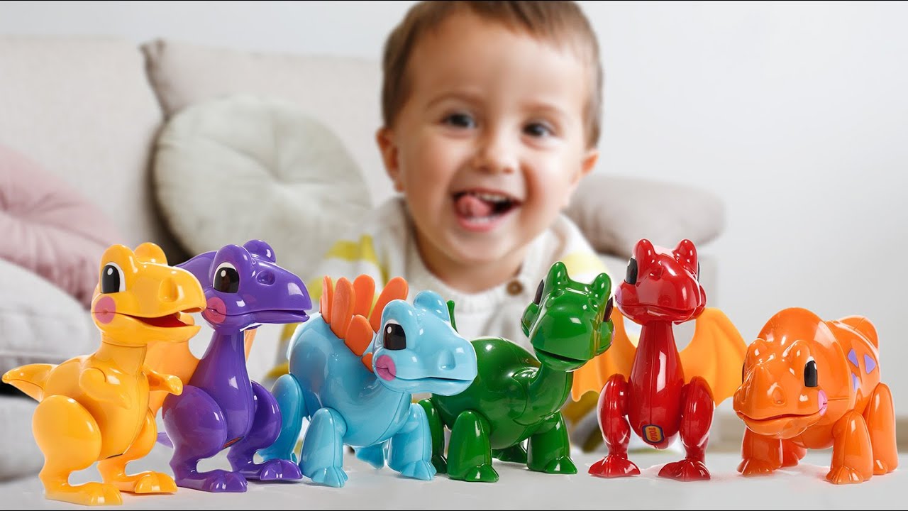 TL0069 Tolo Toys First Friends Dinosaurs - YouTube