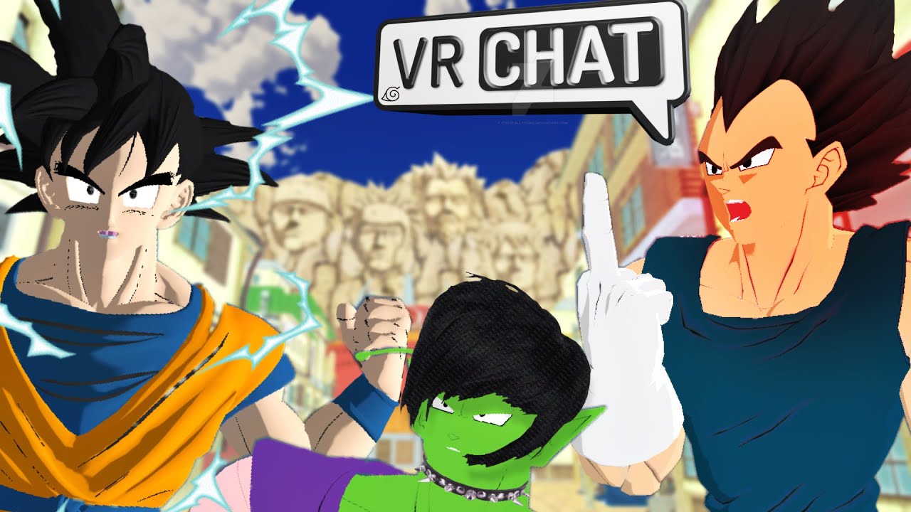 Goku and Vegeta go to The Hidden Leaf Village in VRChat (Voice Trolling) - YouTube