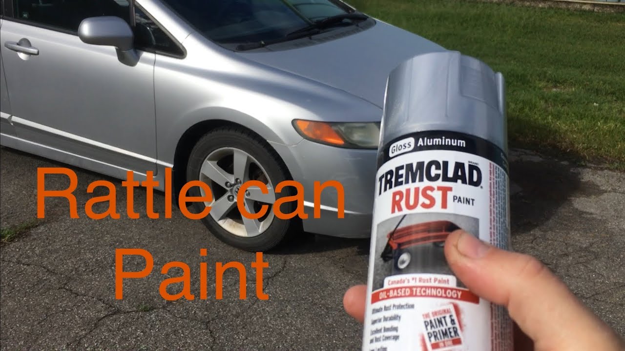 Rattle can paint your car June 14 - YouTube