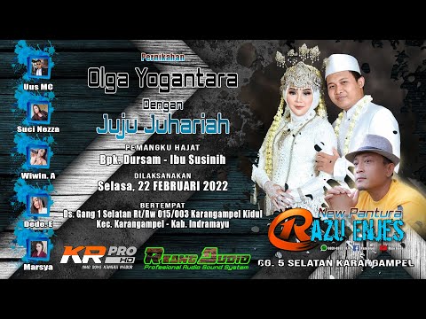 🔴 Live Organ Dangdut New Razu Enjes / Pernikahan / Olga Yogantara Dengan Juju Juhariah / 22-02-22