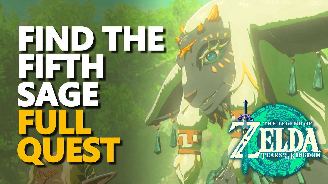 Find the Fifth Sage Ring Full Quest Walkthrough Zelda Tears of the ...