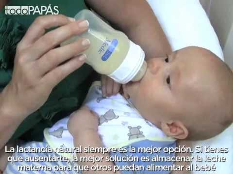 Cómo extraer la leche materna - YouTube