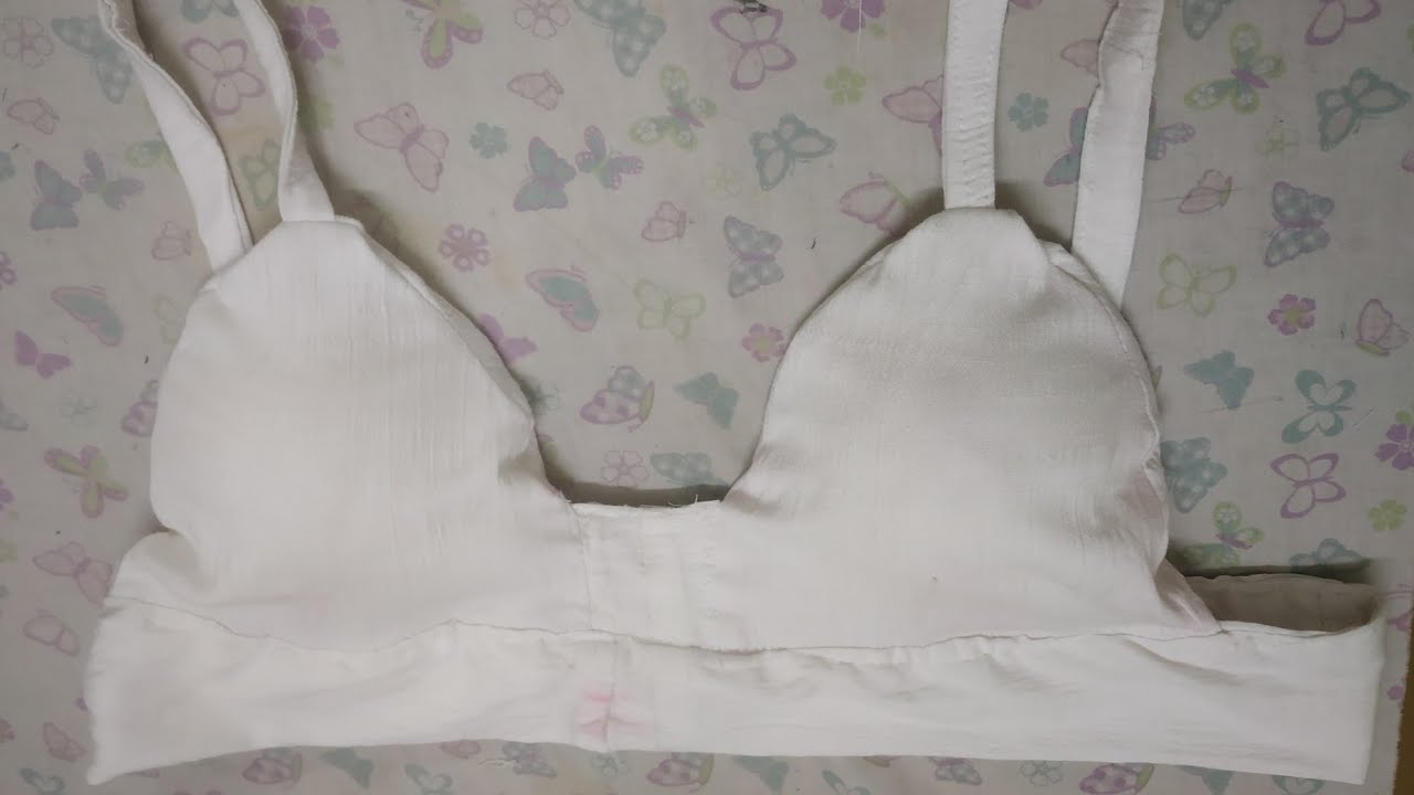 Pad bra without Elastic & Hooks - YouTube