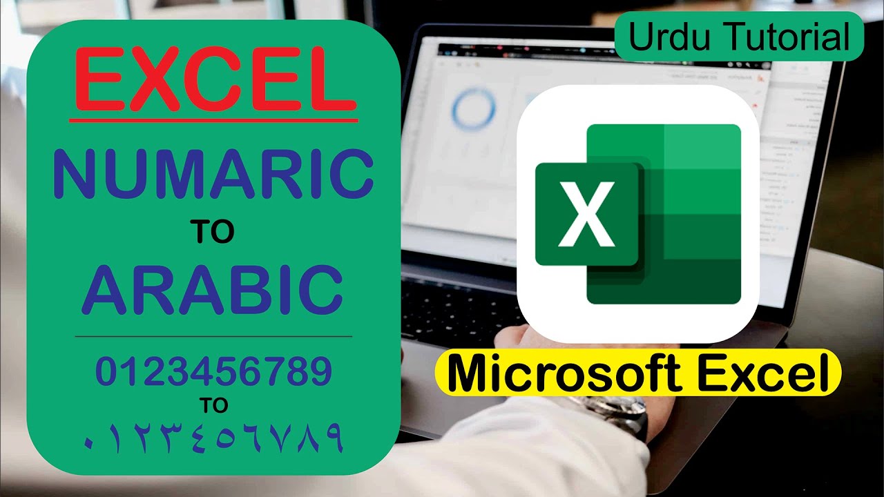 How to change the font style in Excel Numeric to Arabic - YouTube