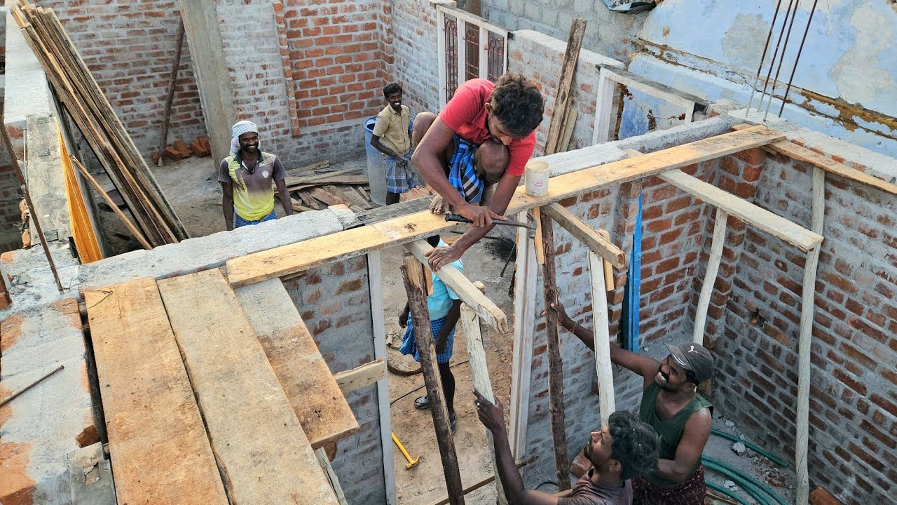 Lintel Construction_Techniques of 1BHk Lintel Loft and Window Slab ...