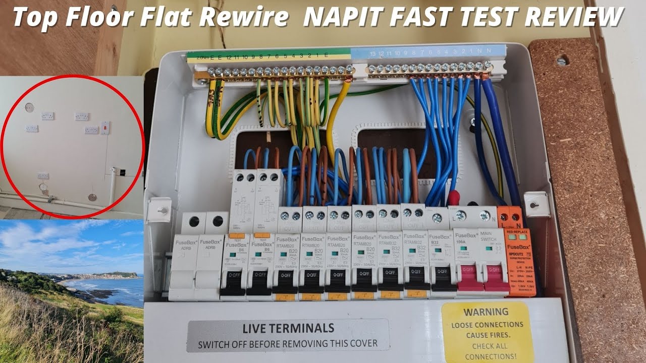 ANGRY ANNOYED Neighbour, Top Floor Flat Rewire, NAPIT FAST TEST REVIEW ...