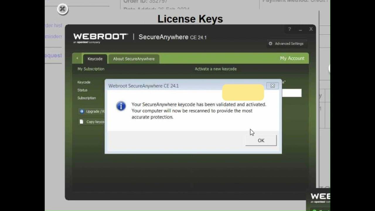 How to activate Webroot - YouTube