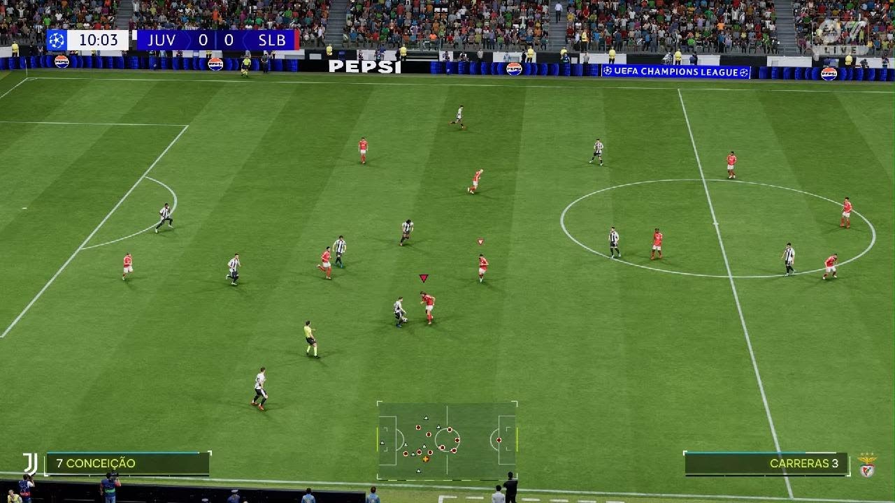 Pronóstico UEFA CL 29/01/2025 Juventus VS Benfica EA SPORTS FC 25 - YouTube