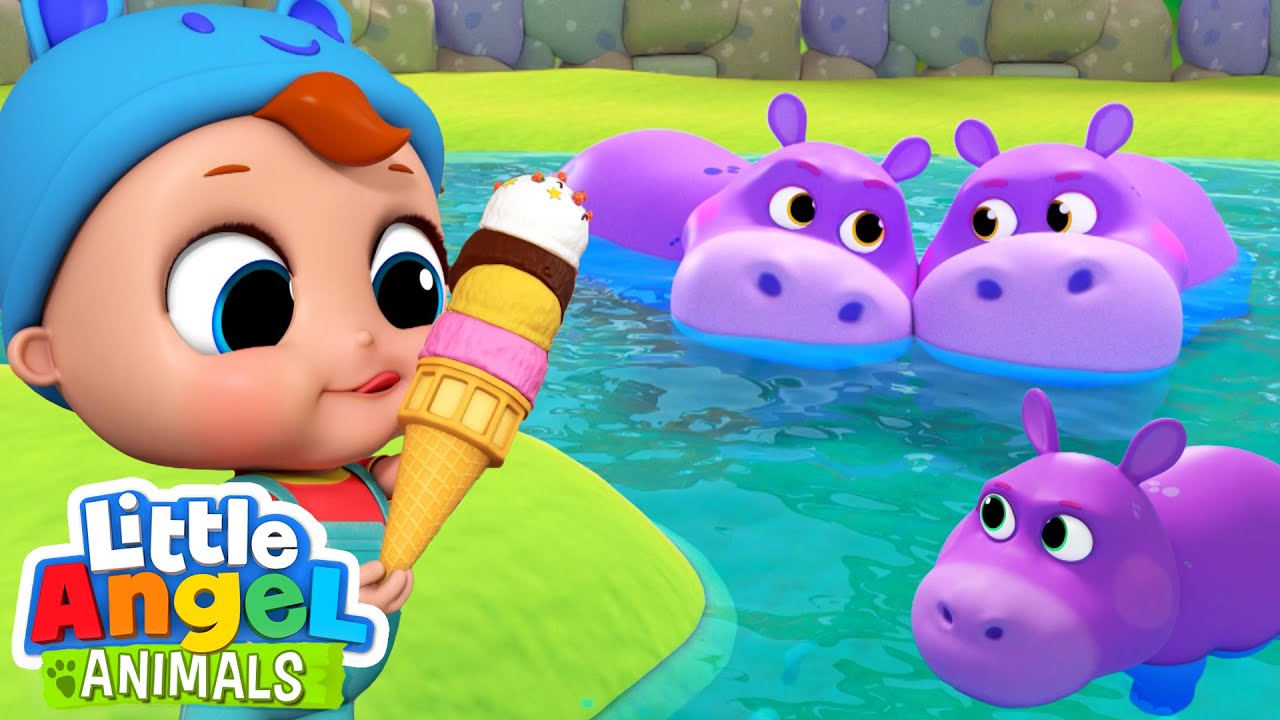 Trip to Zoo + Tigers + Hippos & Ice Cream 🍧🍧 | Fun Animal Sing Along ...