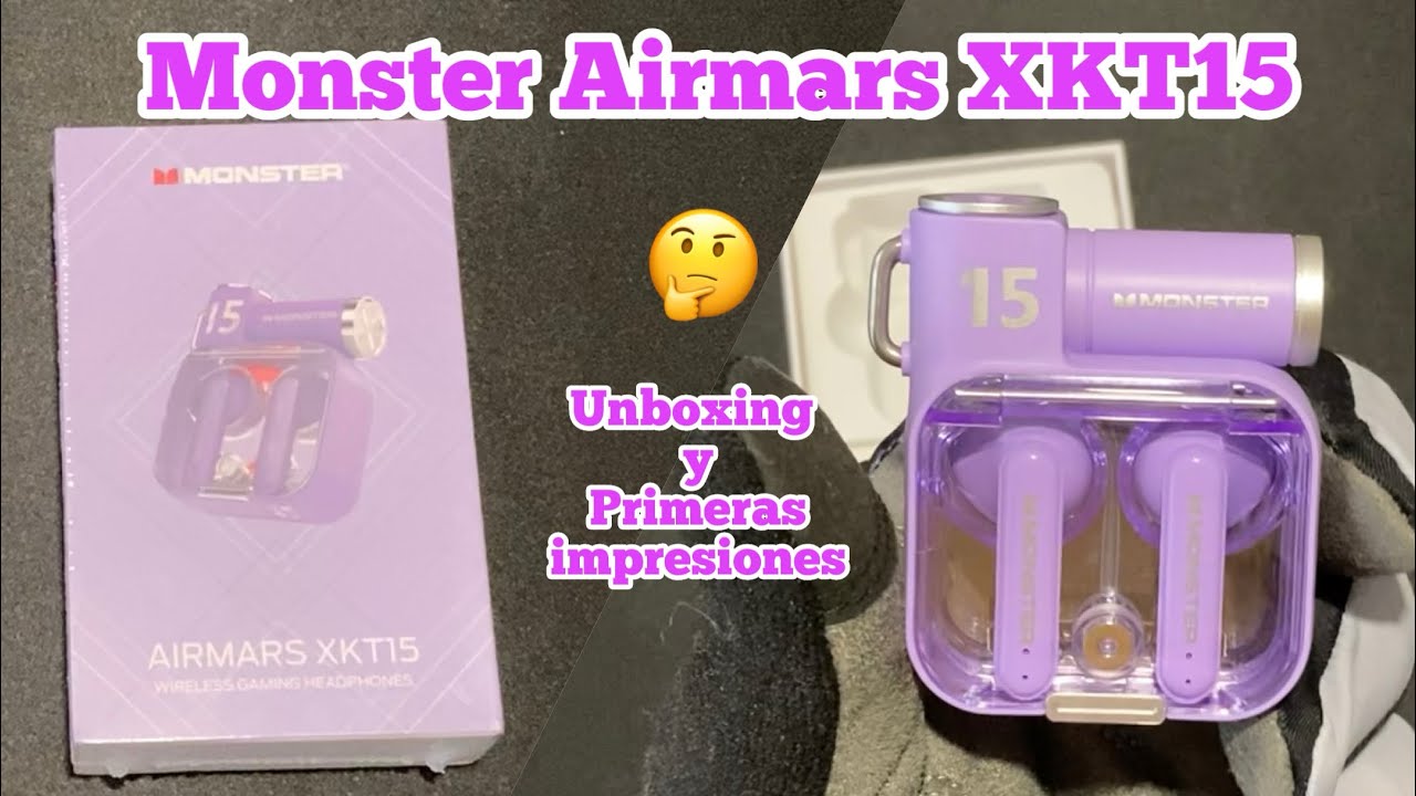 Monster Airmars XKT15,Unboxing y primeras impresiones - YouTube