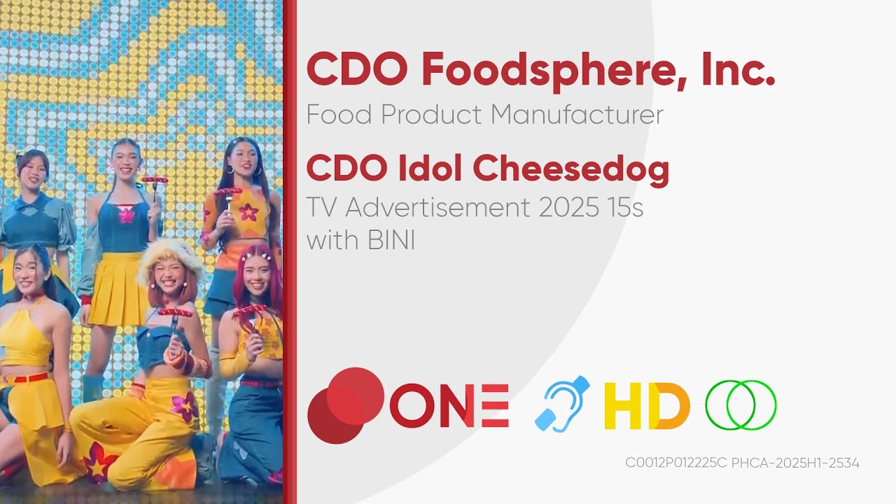 CDO Idol Cheesedog TV Ad 2025 15s with BINI (Philippines) [BCC/HD/ST ...
