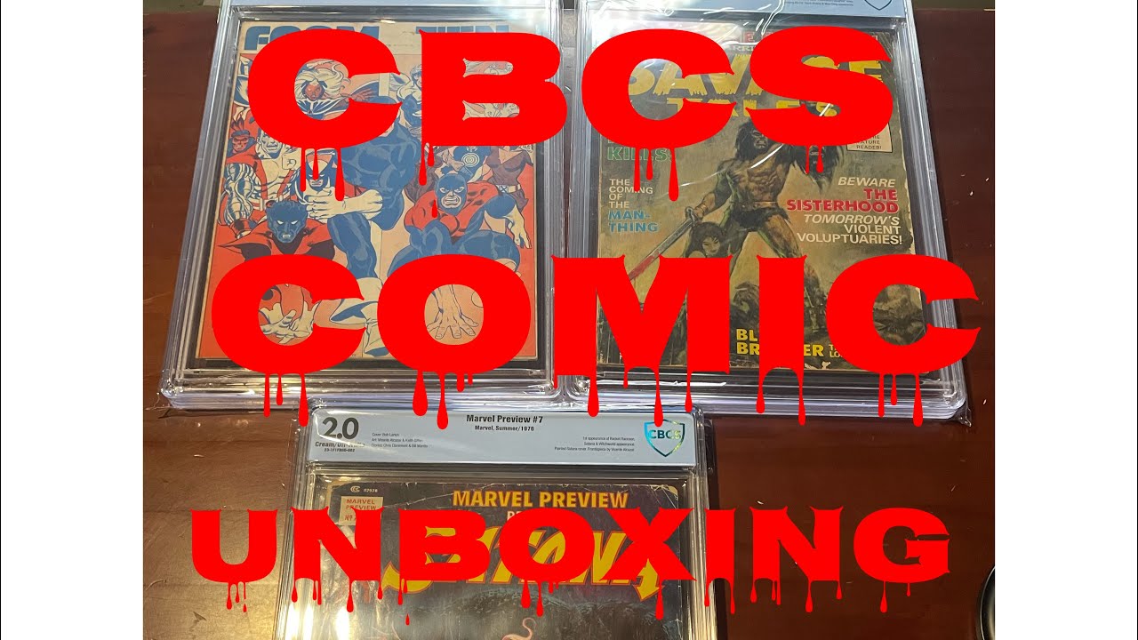 CBCS GRADED COMIC UNBOXING LETS GO!!!! - YouTube