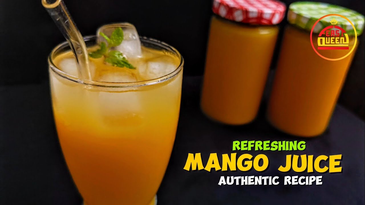How to make a refreshing Mango Juice | Authentic recipe | Homemade ...