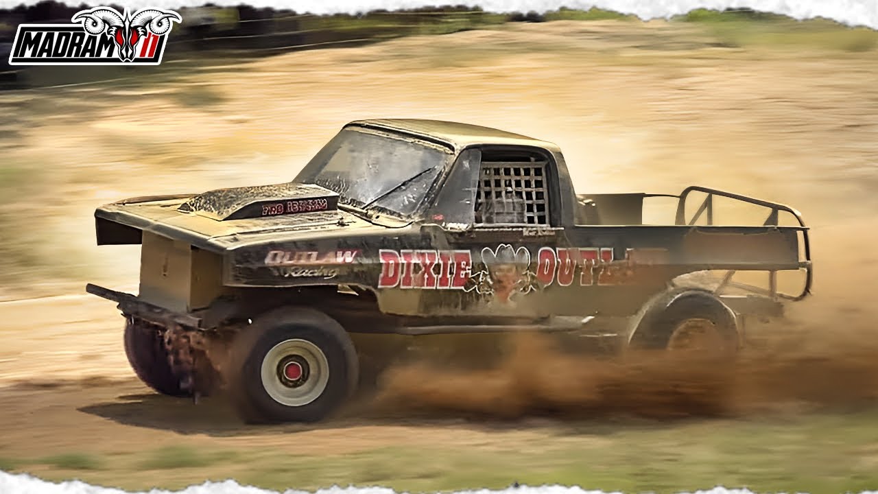 Mud-Slinging Mayhem: Chevy Square Body Big Block Races Short Course Mud ...