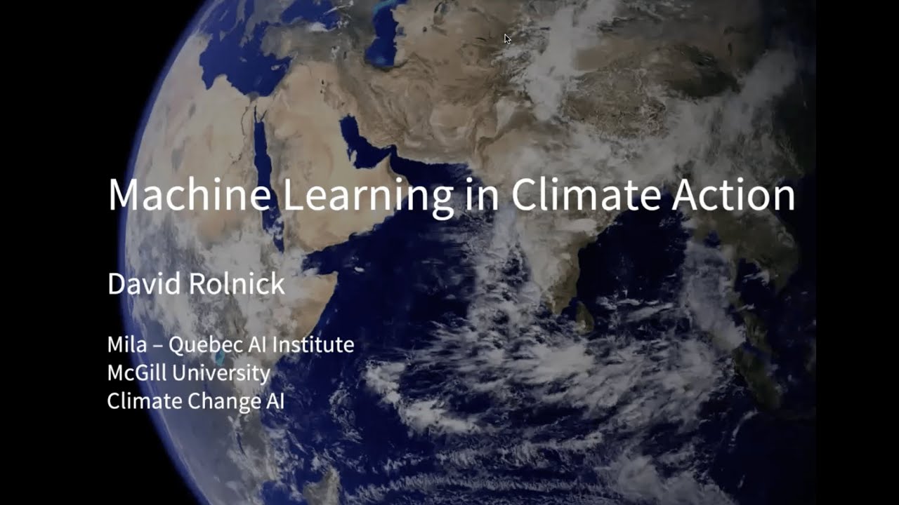 Data Learning: Machine Learning in Climate Action - YouTube