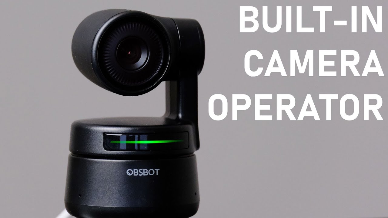 My new webcam has AI Tracking! OBSBOT Tiny review - YouTube