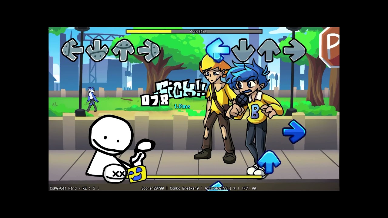 Fnf. Copycat - YouTube