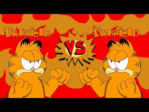 garfield vs fake garfield (D rank i suck) - YouTube