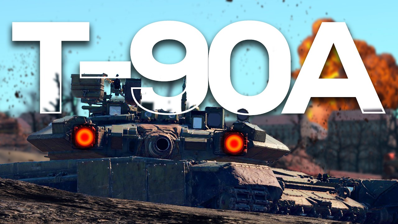 Sério, esse tanque é incrivelmente forte! "T-90A" - War Thunder - YouTube