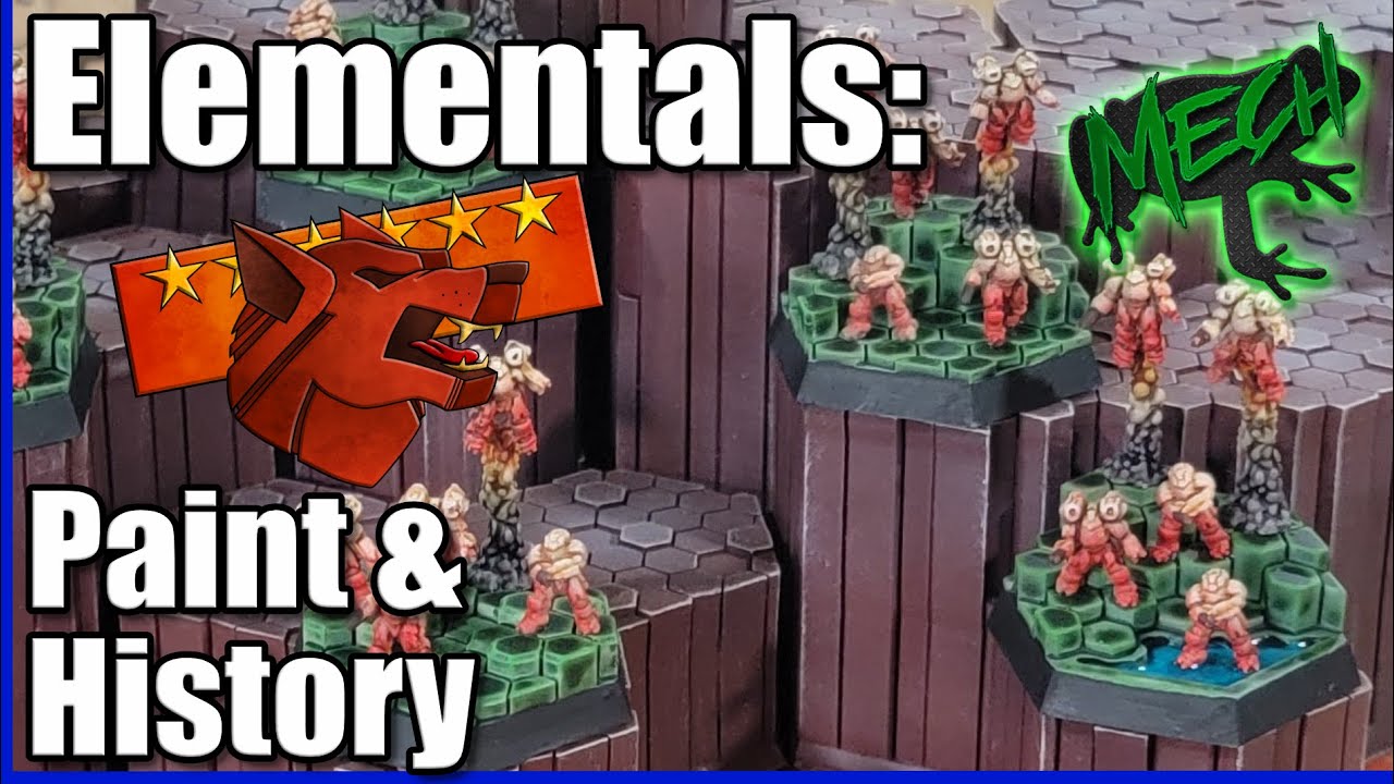 Elementals 101: History and Painting Clan Wolf Elementals - YouTube