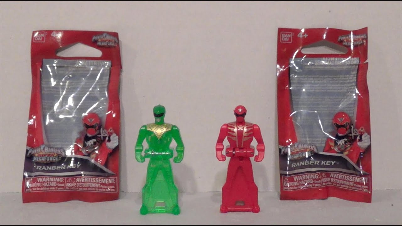 SDCC 2014 Exclusive Ranger Keys [Power Rangers Super Megaforce] - YouTube