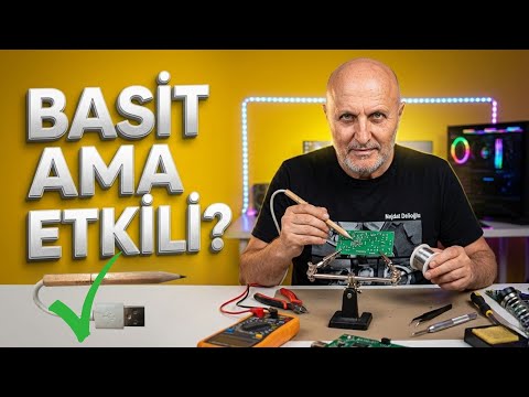 Kurşun kalem ile Havya Nasıl Yapılır? | Make Solderıng ıron Using Pencil