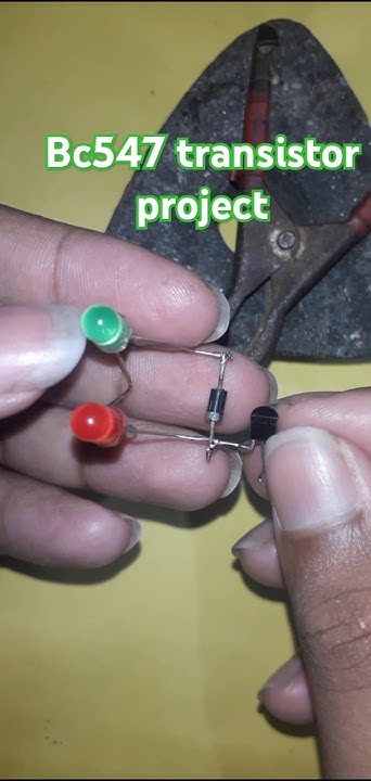 Bc547 transistor simple project#exprement#diy#short) viral short#project#P.G Electronic - YouTube