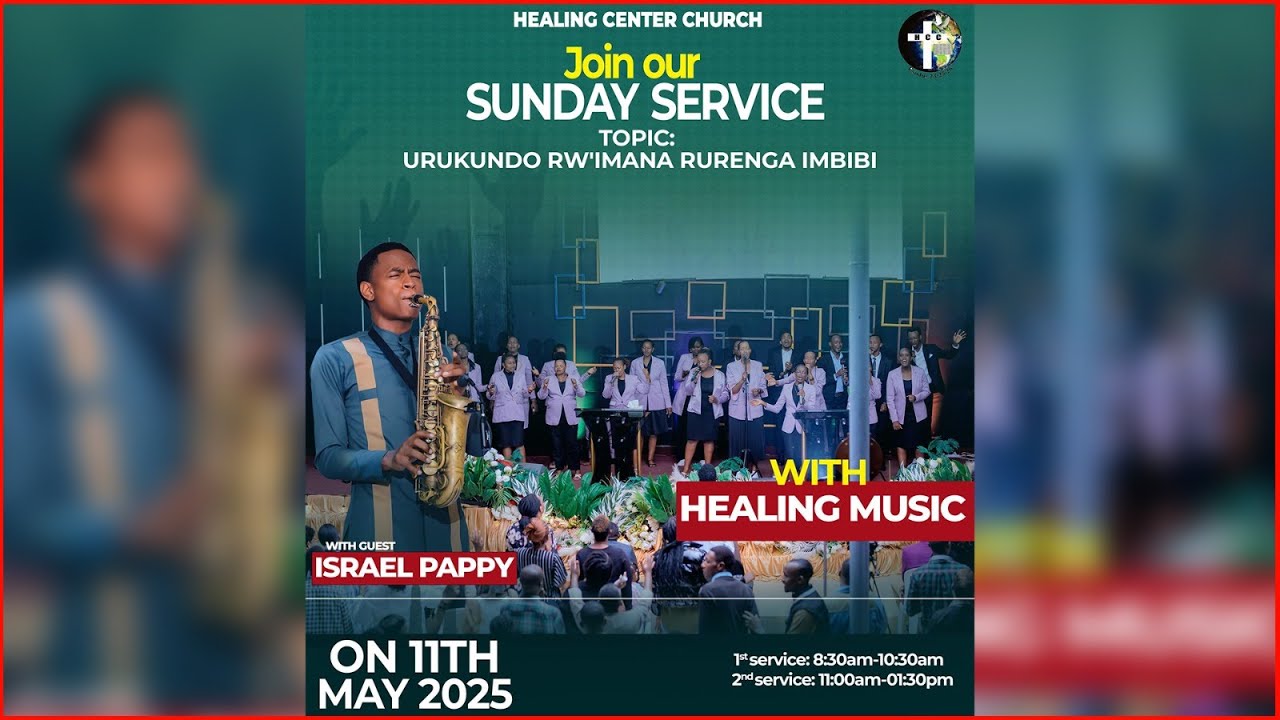 SUNDAY SERVICE(URUKUNDO RW'IMANA RURENGA IMBIBI)WITH HEALING MUSIC AND ...