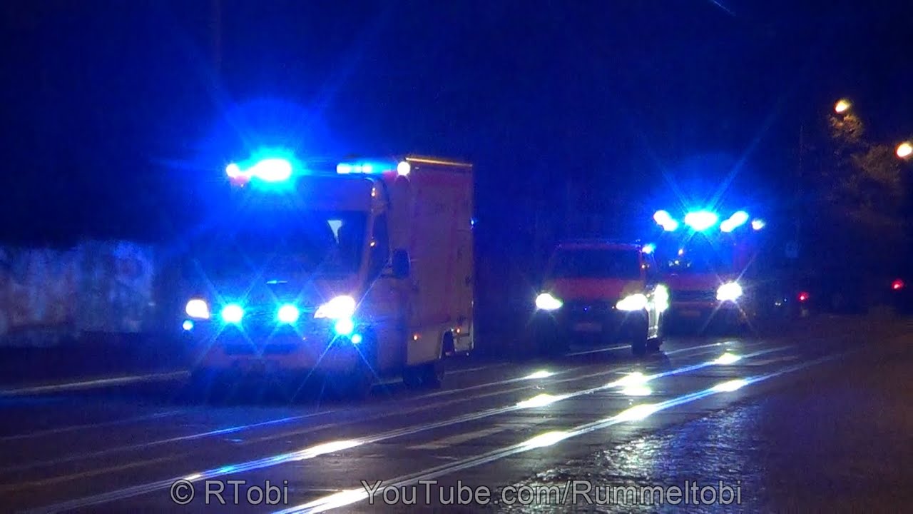 2 Leipzig Falck ambulances & German Red Cross emergency doctor car ...