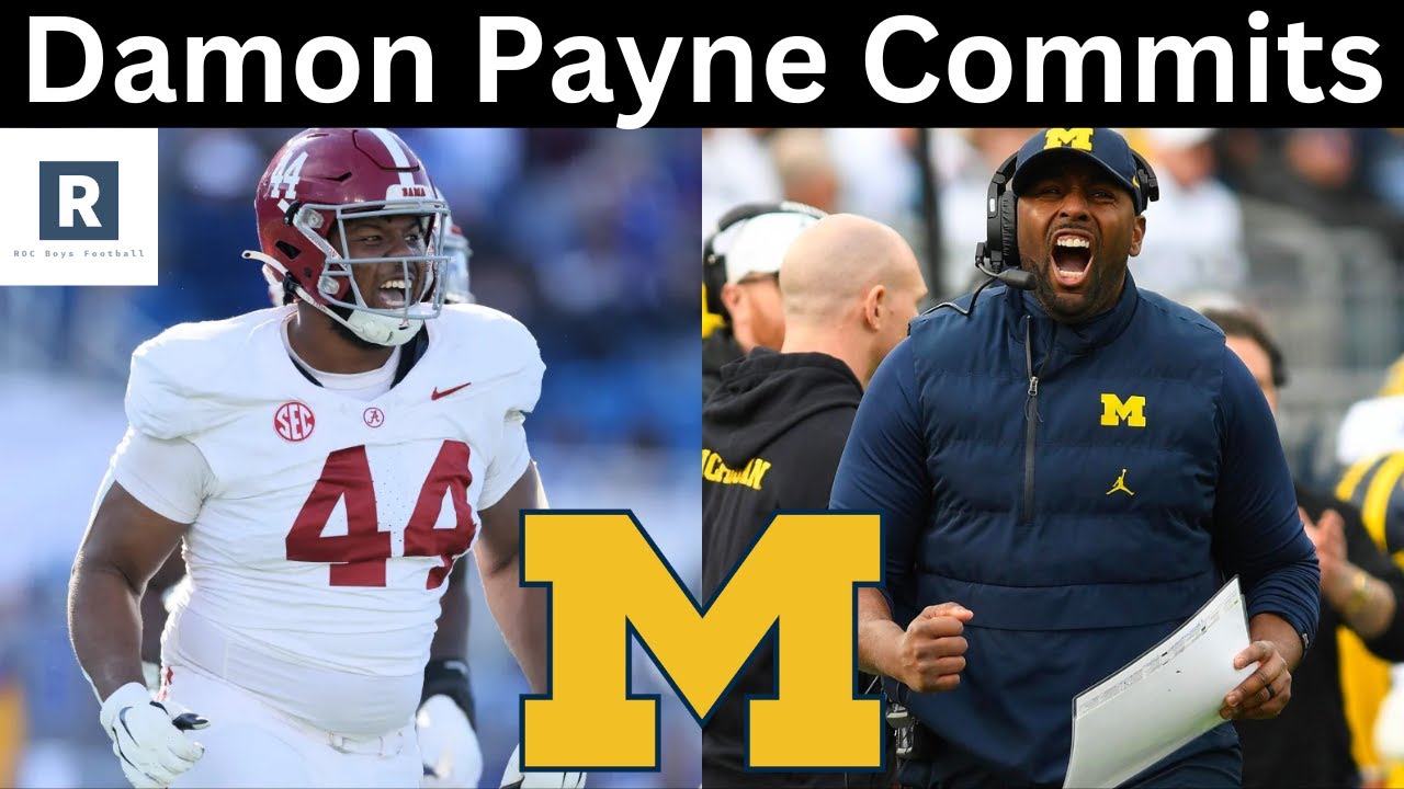 Damon Payne Commits To Michigan | Michigan Football Transfer Portal ...