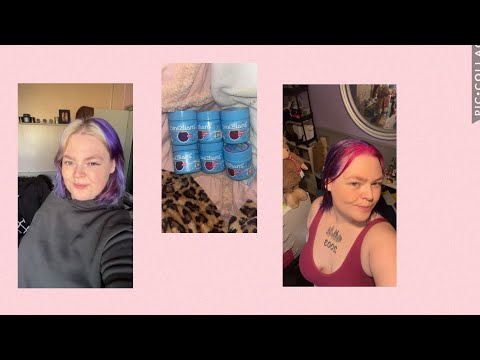 I Bleached My Hair Again… Then Went Pink & Purple
