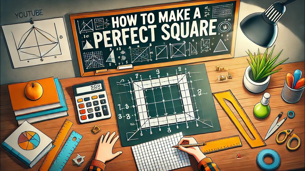 How to make perfect square #maths - YouTube