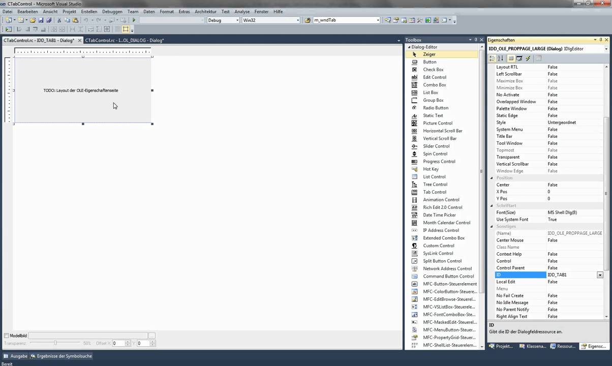 Visual 2010: MFC CTabControl Tutorial - YouTube
