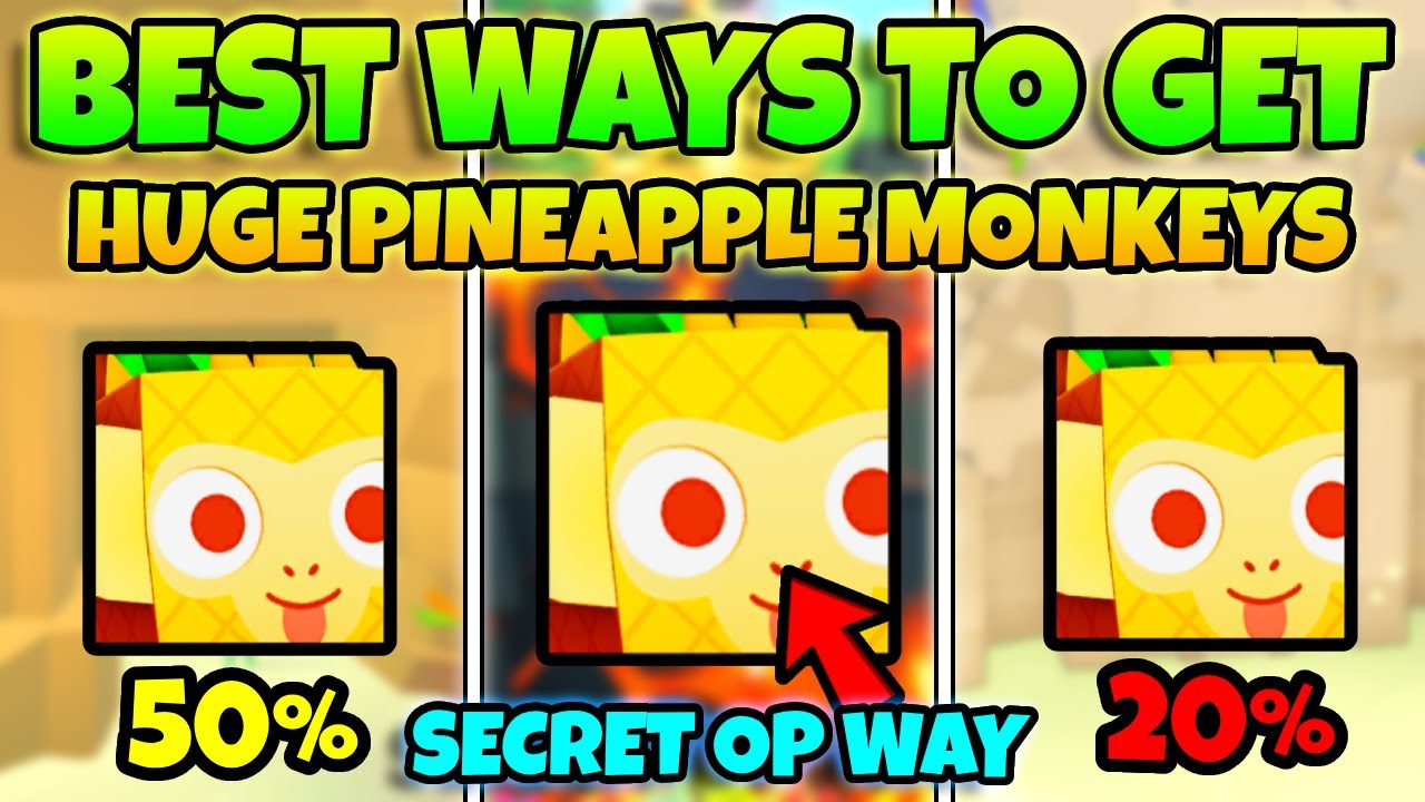 🤑The *BEST* Ways To Get The HUGE PineApple Monkeys FAST In Pet ...