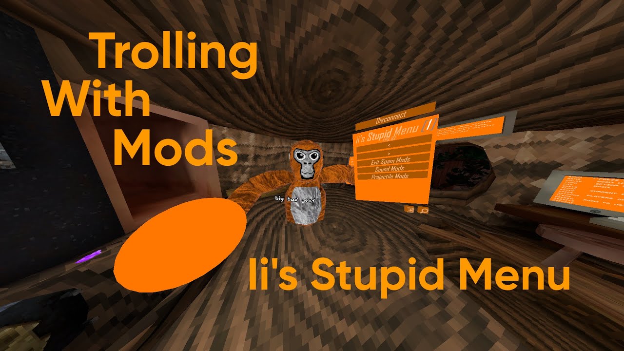 Trolling Public Lobbies with INSANE Mods in Gorilla Tag (iis Stupid ...