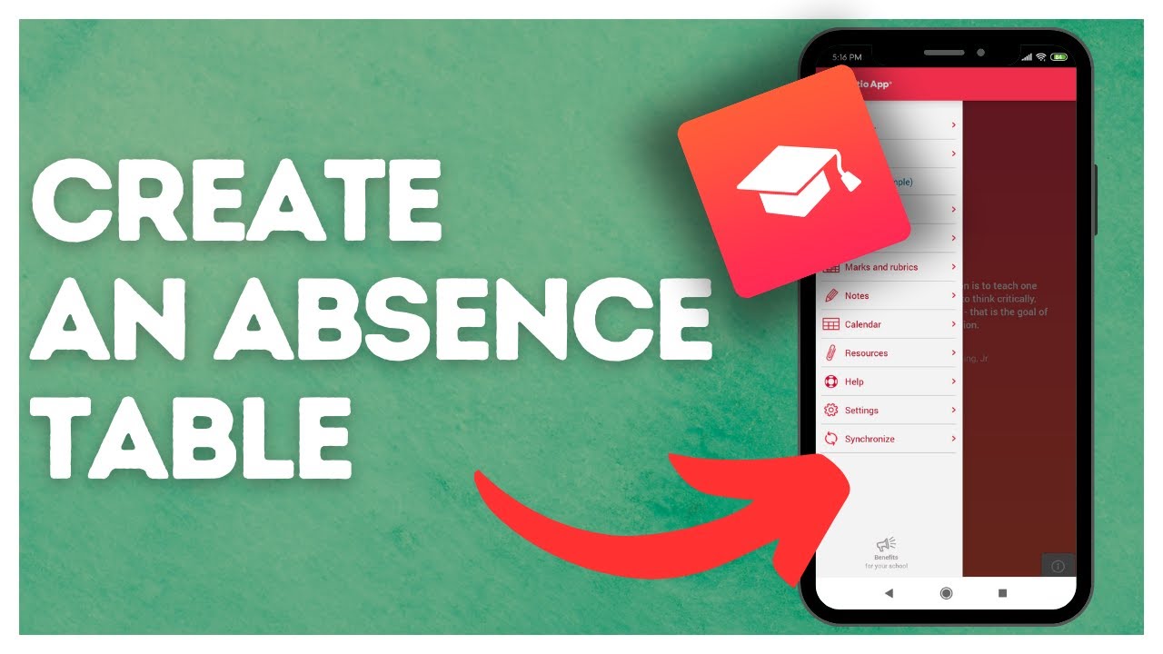 How to create an absence table in Additio? - YouTube