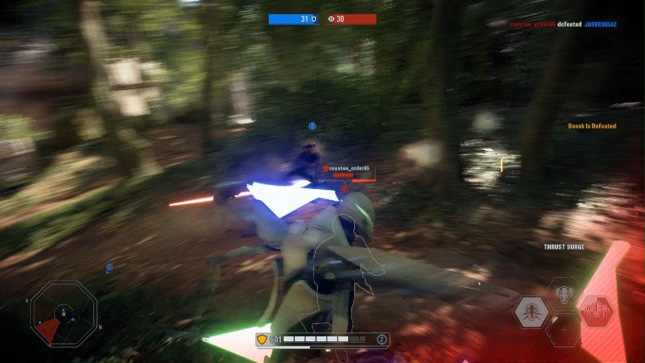 General Grievous Dominates! SWBF2 HVV Gameplay - YouTube
