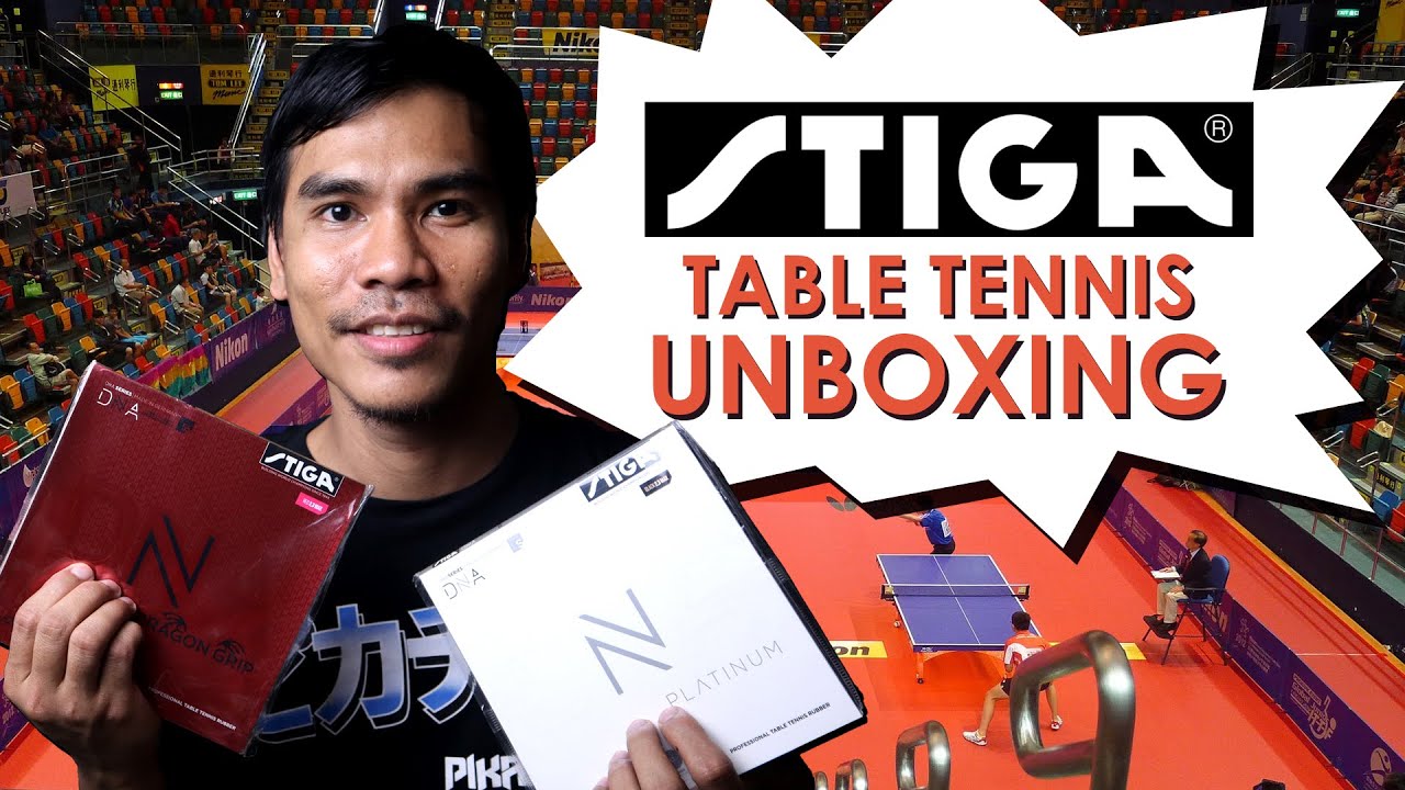 Unboxing: STIGA DNA Dragon Grip & DNA Platinum S - YouTube