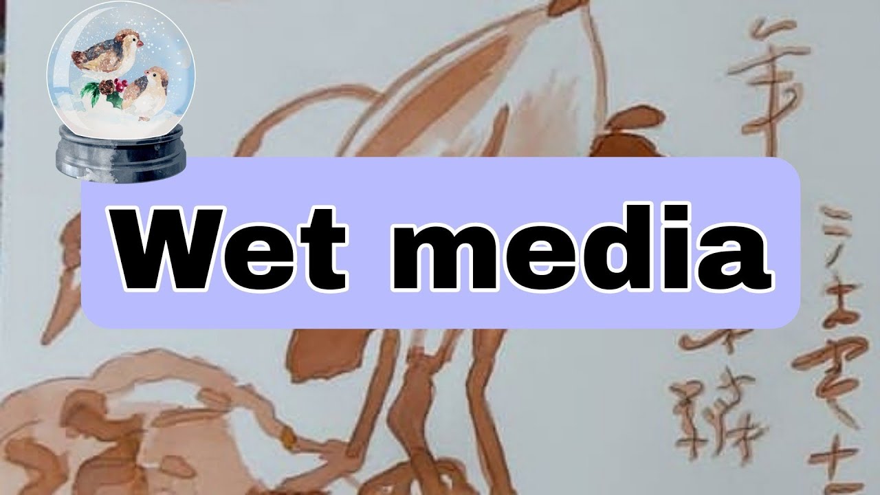 painting by wet media🦢🦩🦆🕊️ - YouTube
